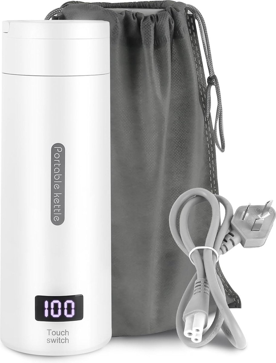 Draagbare Waterkoker - Reiswaterkoker- Voor onderweg - 0,5L - Mini ...