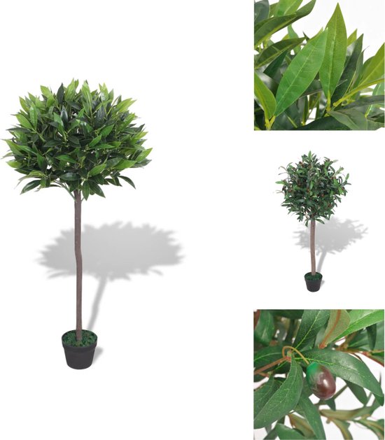 vidaXL Kunst Laurierboom - 125 cm - 544 bladeren - Realistische ...