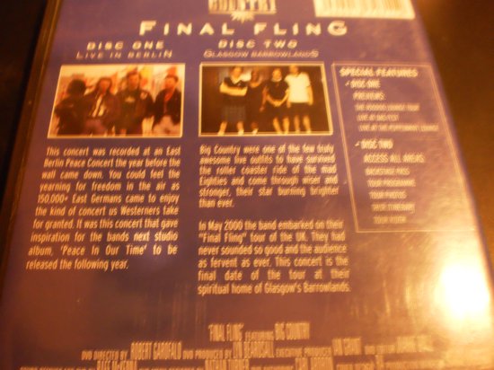 Big Country - Final Fling (Dvd) | Dvd's | bol
