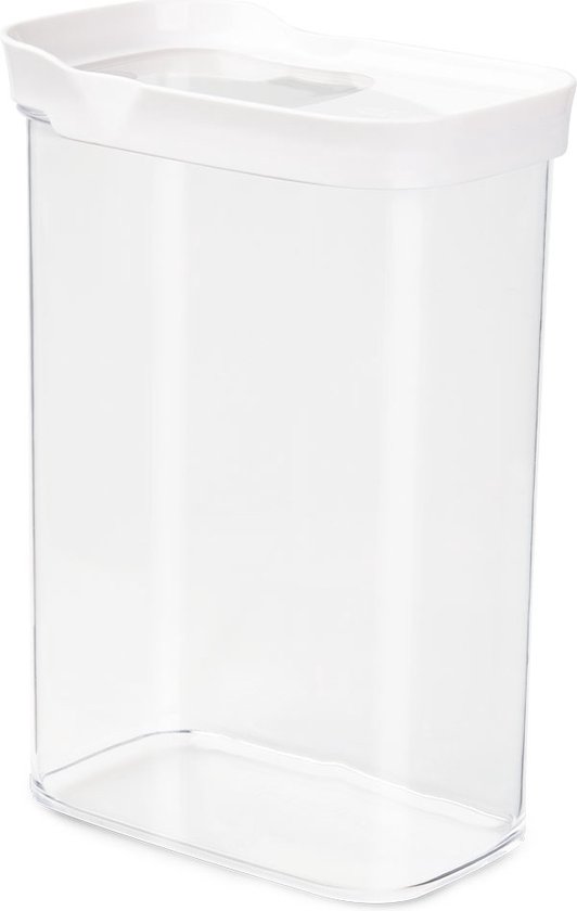 EMSA Optima Rechthoekig Container 2,2 l Transparant, Wit 1 stuk(s) | bol