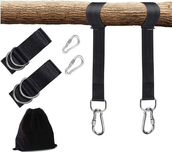 Tree Swing Hanging Kit, Max Load 500 kg Easy and Quick Tree Swing ...