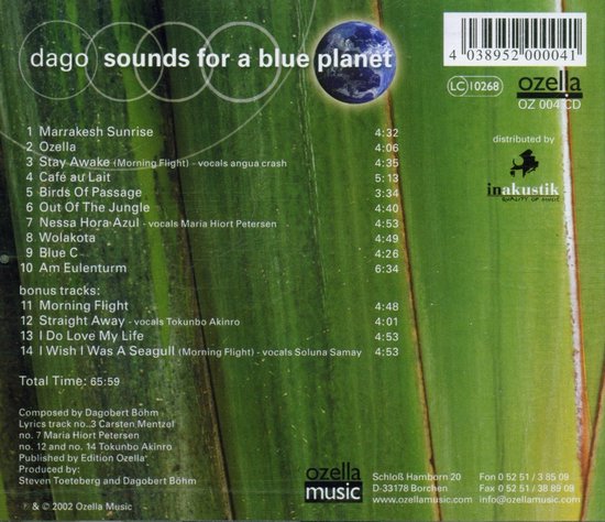 Dago - Sounds For A Blue Planet (CD), Dago | Muziek | bol