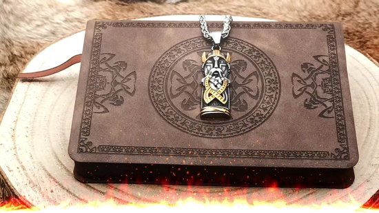 [Two Ravens] Odin Ketting - Wodan Miniatuur Hanger - Viking Ketting ...