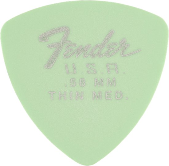 Fender 346 Dura-Tone Picks 0,58 mm - Plectrum set | bol