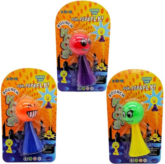 30x Jumping Smiley Elf - Spring Poppetje - Bouncing Mannetje ...