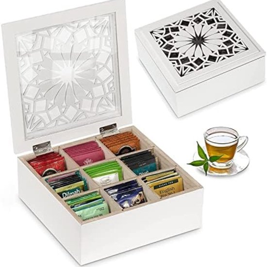 Gratyfied - Theedoos 12 Vaks - Theedoos Zwart | bol