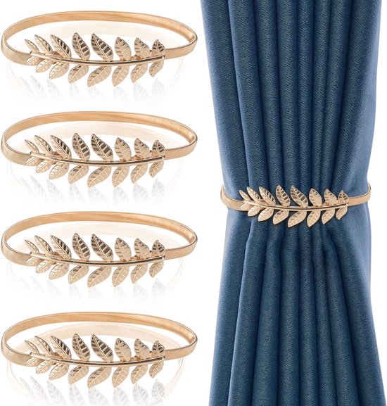 Gordijnkoorden Set van 4 Koorden voor Gordijnen Gordijnkoorden van ...