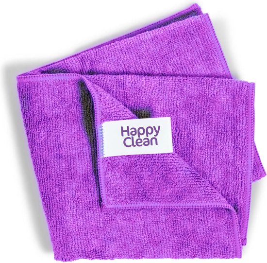 Happy Clean - Microvezeldoekjes schoonmaak - Microvezeldoeken - Ultra ...