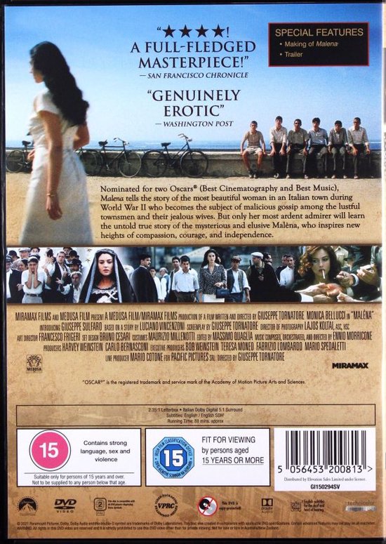 Malena (DVD) (Dvd), Giuseppe Sulfaro | Dvd's | bol