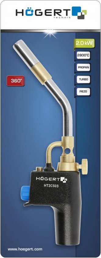 Högert Turbo Gasbrander - Voor loodgieterswerk, installatie en ...