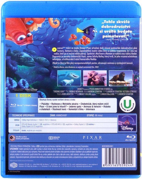 Finding Dory [Blu-Ray] (Blu-ray), Kaitlin Olson | Dvd's | bol
