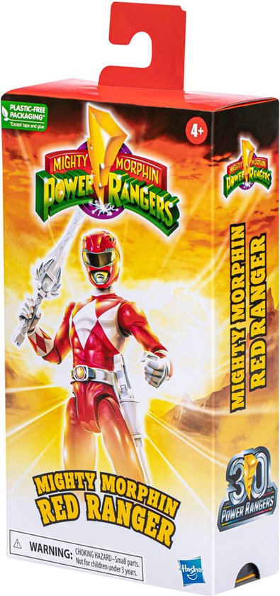 Power Rangers Action Figure Mighty Morphin Red Ranger 15 cm | bol