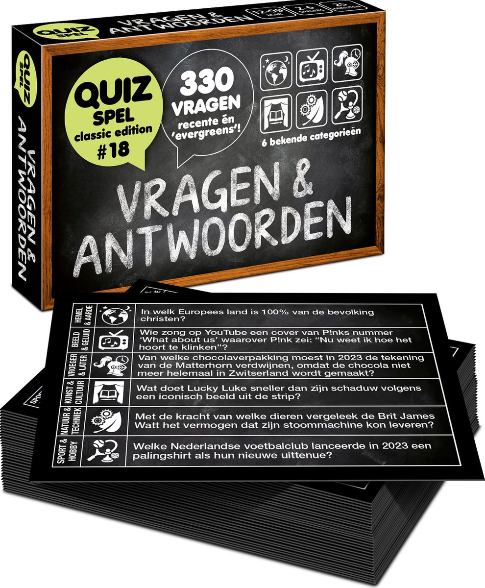 Vragen & Antwoorden #18 (2023 editie; 330 nieuwe Nederlandse vragen ...
