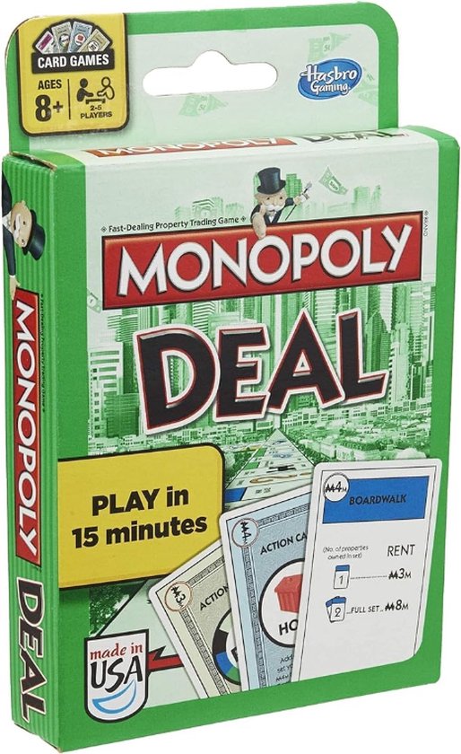 Monopoly Deal - 15 minuten Kaartspel ( English ) | Games | bol