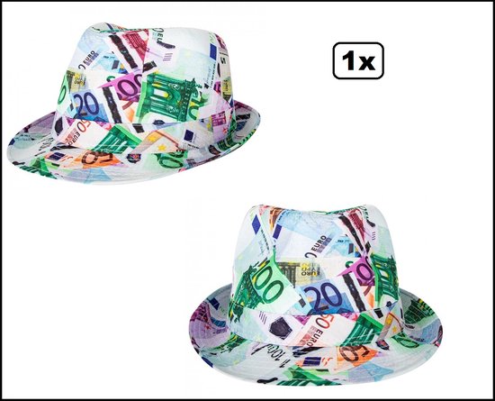Hoed Euro mt.59 - Festival thema feest carnaval party fun money ...