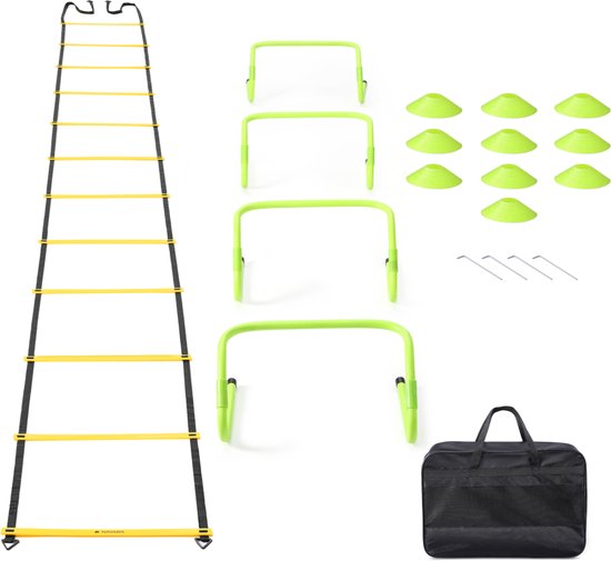 Navaris fitness en voetbal trainingsmateriaal - Loopladder 6 meter ...