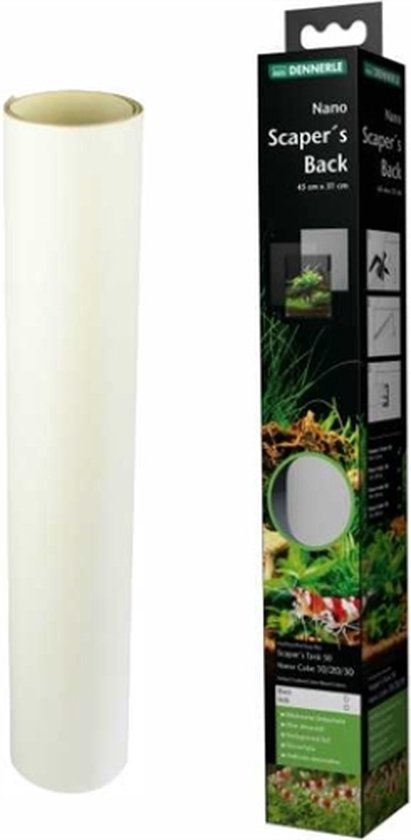 Dennerle Nano Scapers Achterwandfolie Milk | bol