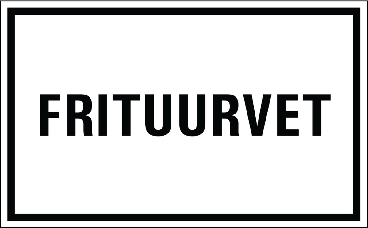 Frituurvet bord - kunststof 200 x 125 mm | bol