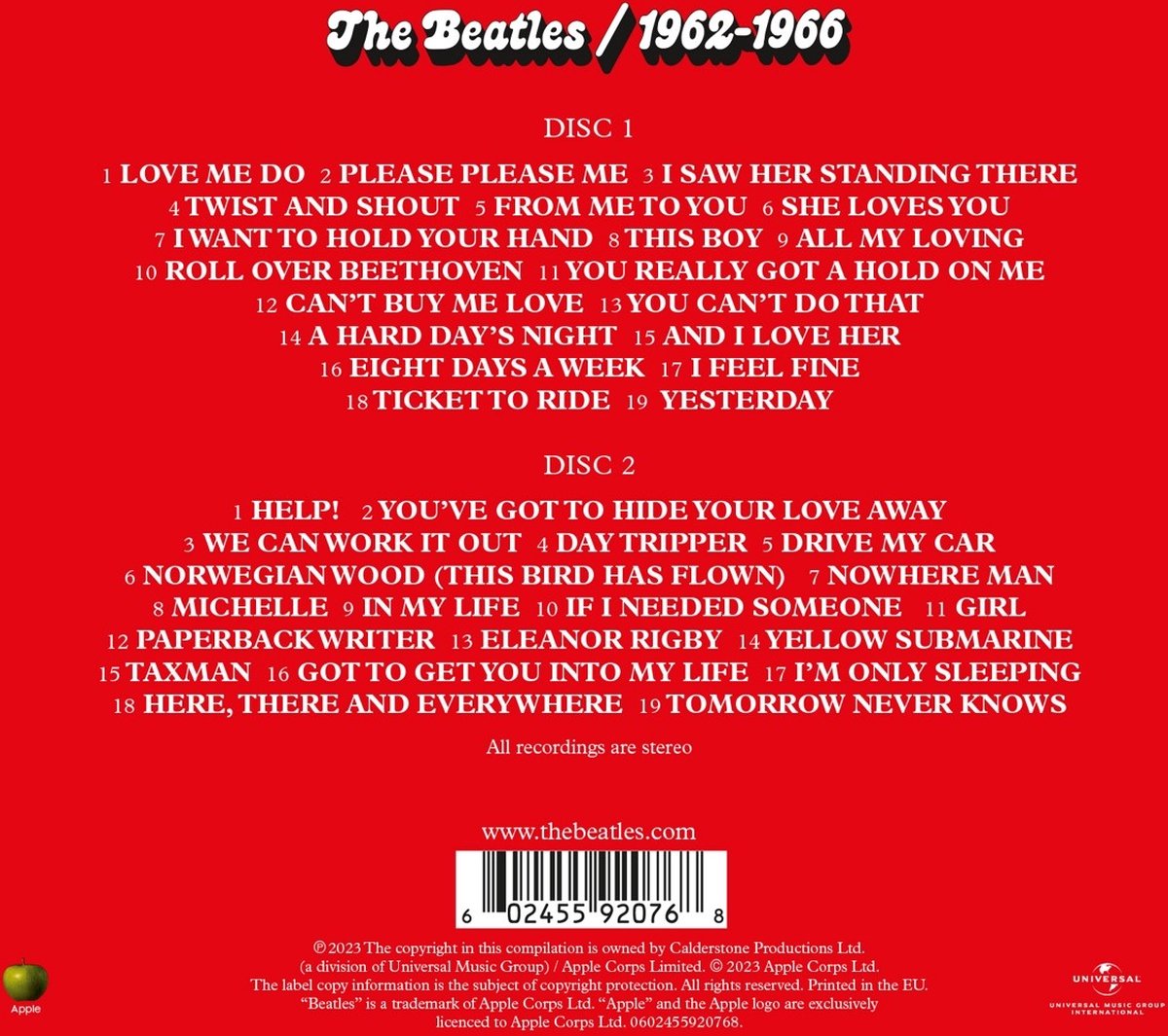 The Beatles - The Beatles 1962 - 1966 (2 CD), The Beatles | Muziek | bol