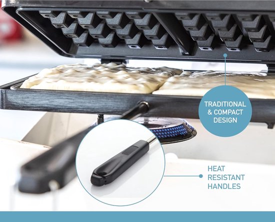 Lexium Wafelijzer - Wafelmaker - Wafelijzers - Wafels Maken | bol