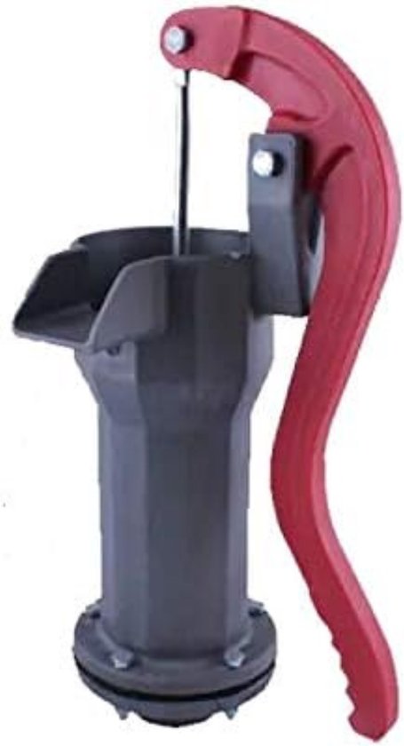 Handwaterpomp - Rood - Pomp met 1 inch handvat | bol