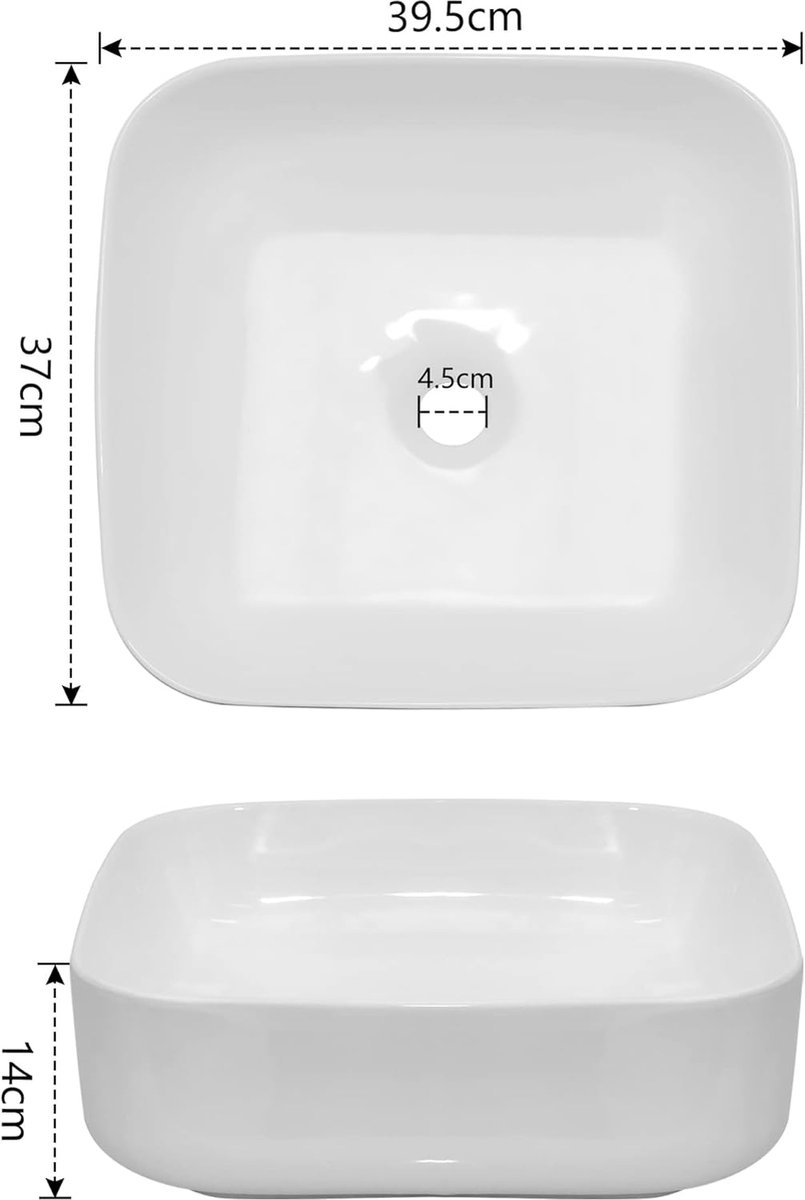 Lavabo à poser, White, lavabo à poser, en Ceramic, lavabo à main ...