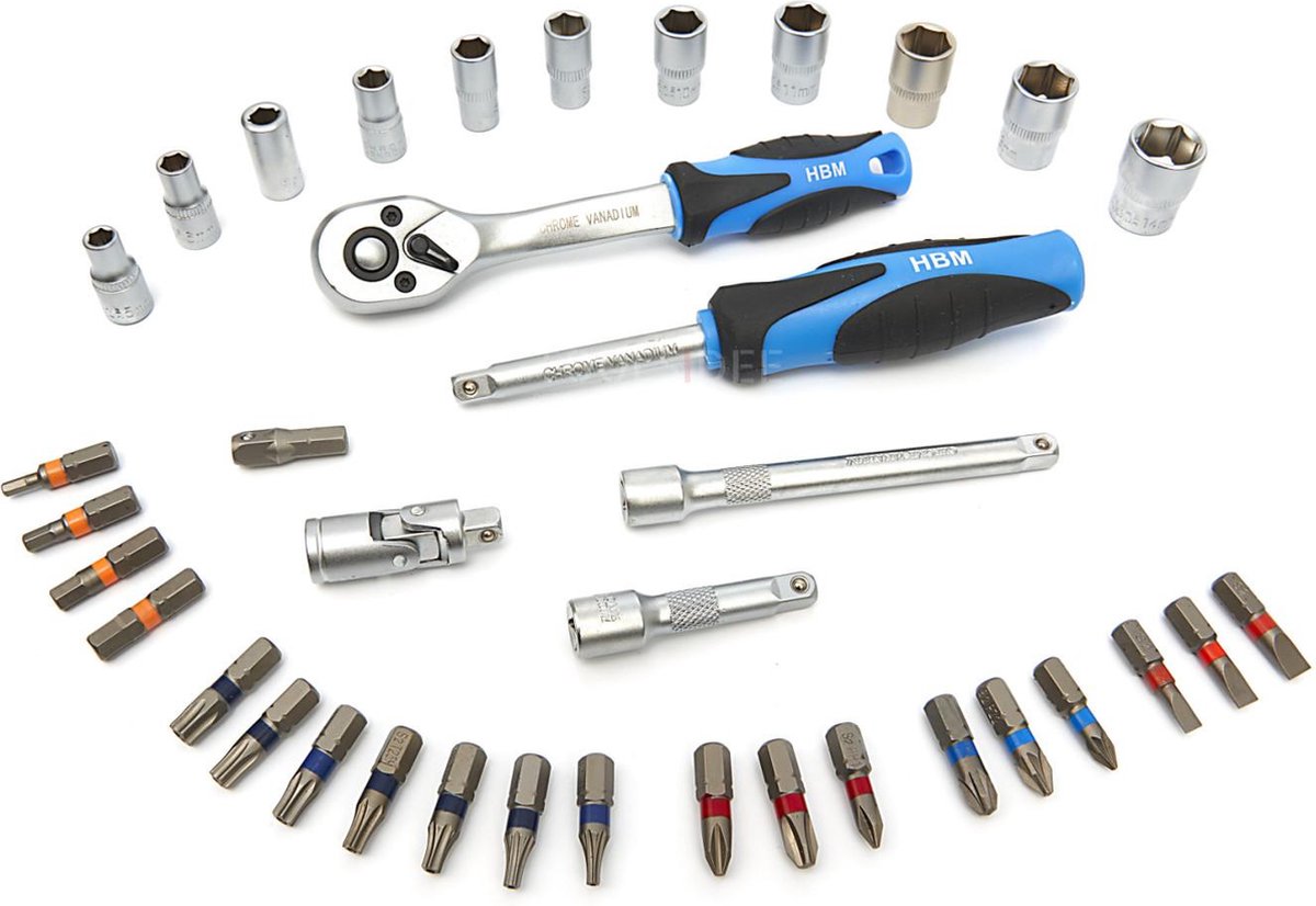 HBM tool set 37-delig | bol