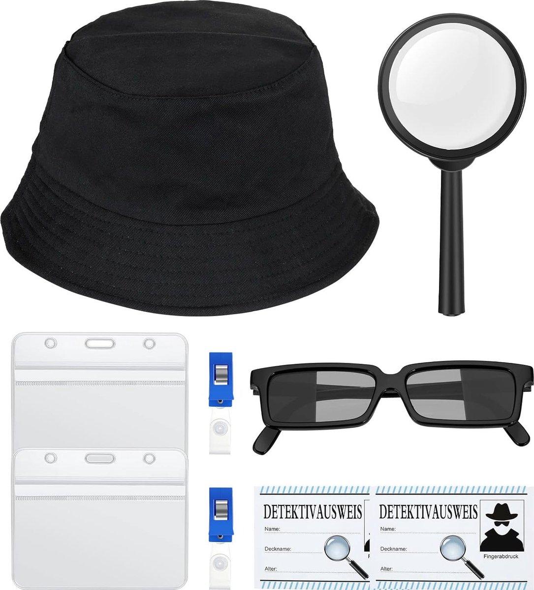 9-Delig Detective Set voor Kinderen - Inclusief Verkleedkleding en ...