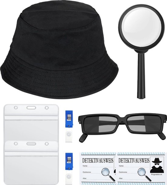 9-Delig Detective Set voor Kinderen - Inclusief Verkleedkleding en ...