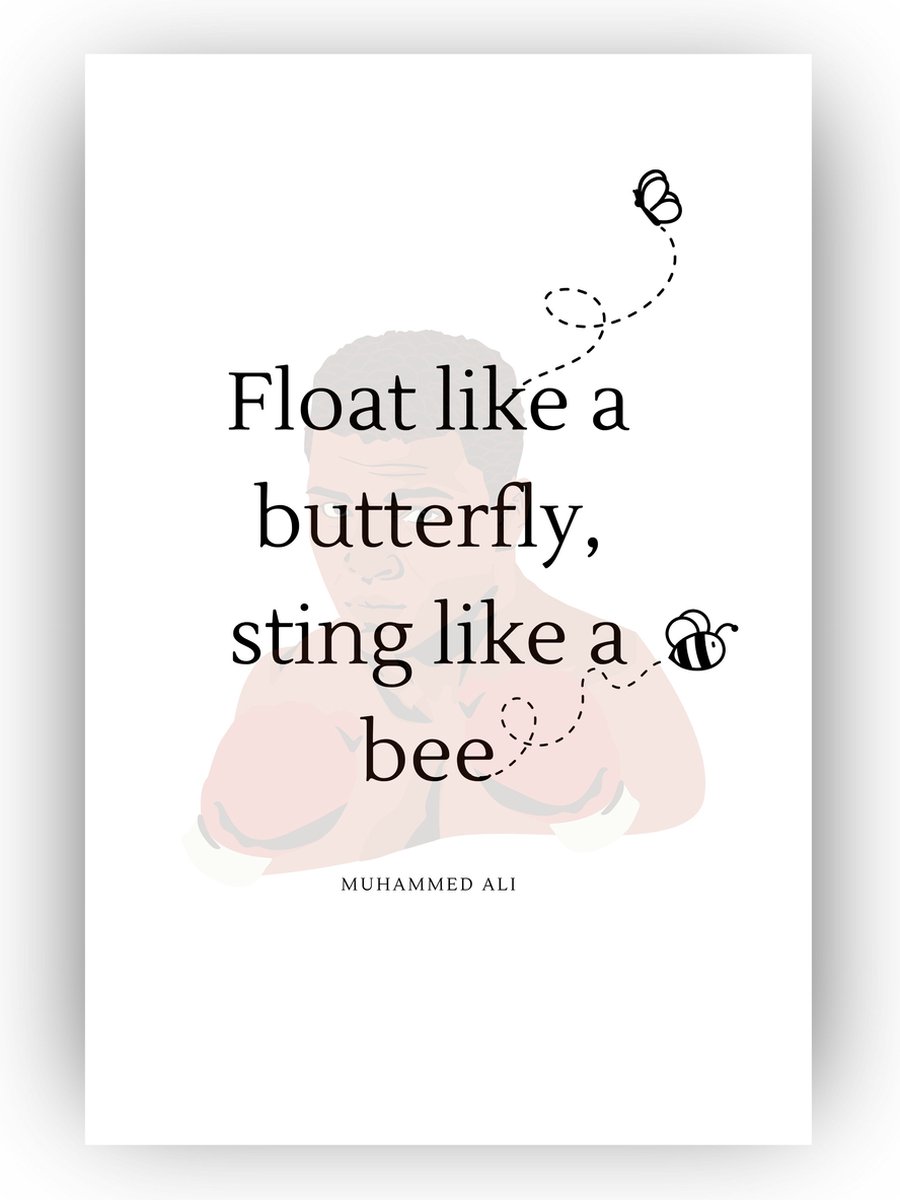 Muhammad Ali poster 40x60 cm - Fitness poster - Poster sport - Gym ...