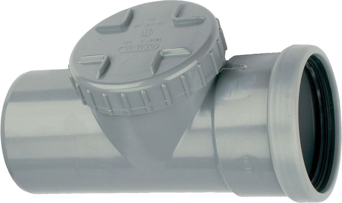 PVC Ontstoppingstuk + schroefdeksel 110mm manchet / spie | bol