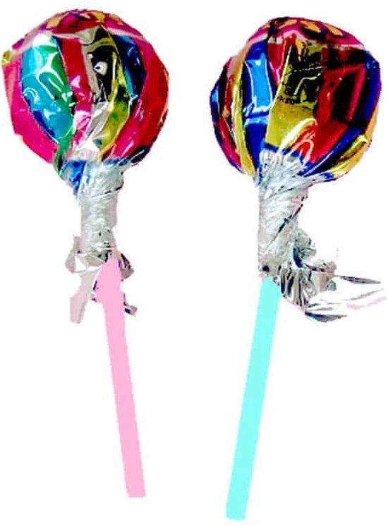 Hirsch Disco Lolly - 100 stuks met colasmaak - Ideaal om uit te delen | bol