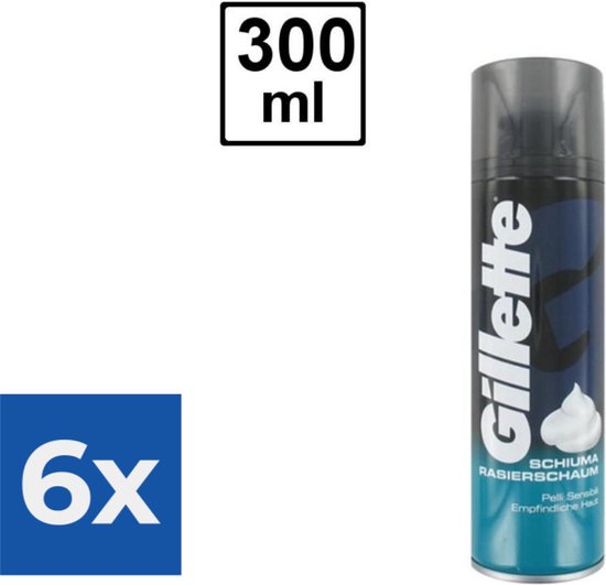 Gillette Basic Scheerschuim Gevoelige huid - 300 ml ...