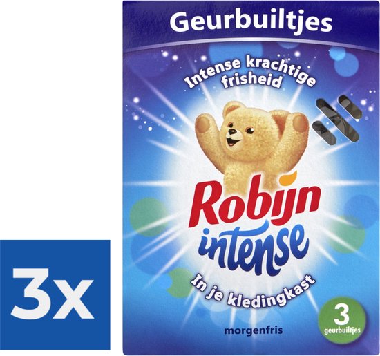 Robijn Intense Geurbuiltjes 3 stuks - Voordeelverpakking 3 stuks | bol