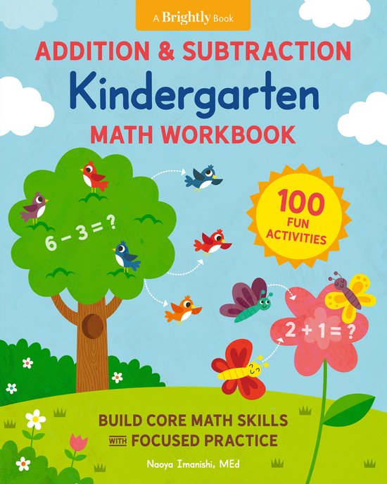 Kindergarten Math Workbooks- Addition and Subtraction Kindergarten Math ...