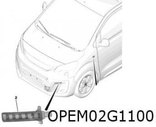 Opel Vivaro mistlamp Links/Rechts (LED) zwart 9824531480 | bol
