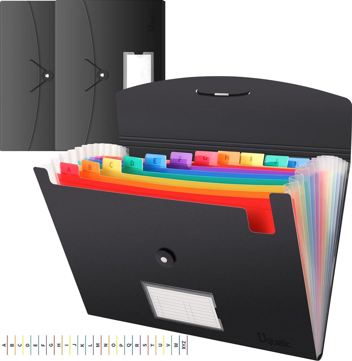 3 stuks documentenmap, A4, map met 13 vakken, A4, waterdichte ...