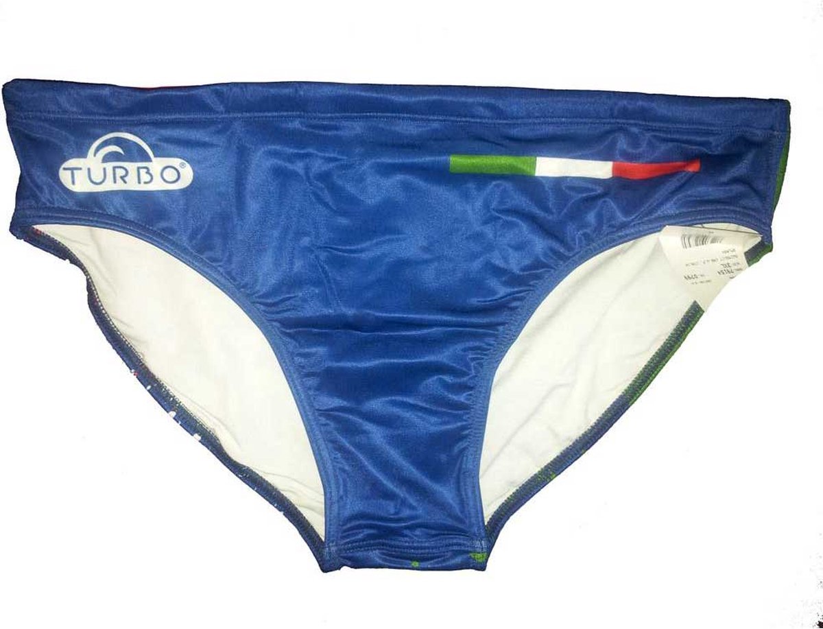 Turbo Italia Splash Zwemslip Blauw 4XL Man | bol.com