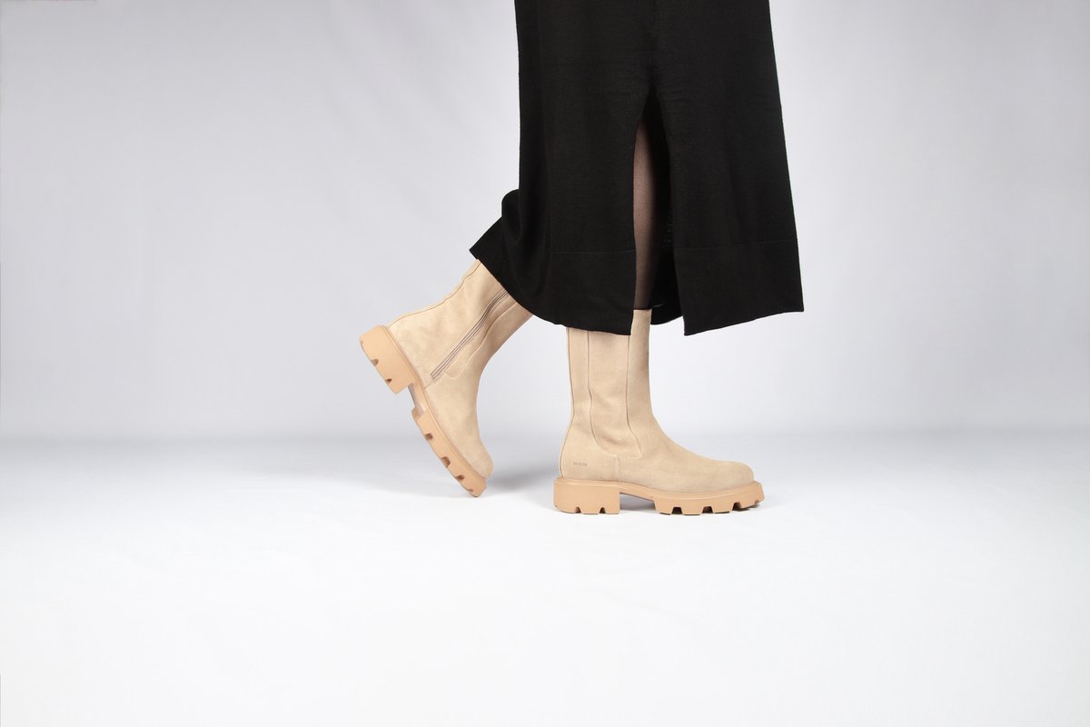 Blackstone Daisy Cappuccino Chelsea boots Beige Dames - Schoenen.nl