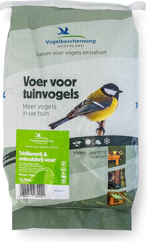 Premium No Mess schilvrij strooivoer 12,5 kg | Vogelbescherming Nederland | Topproduct... | bol