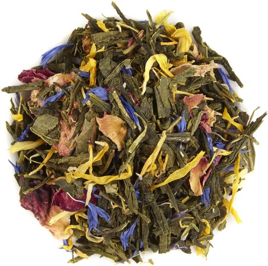 Pit&Pit - Groene thee aardbei 60g - Zachte groene Sencha thee - Met ...