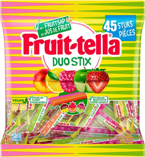 Fruittella duo sticks 400 gram | bol