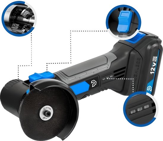 Actives - Haakse Slijper - Slijptol - Slijpmachine - Accu | bol