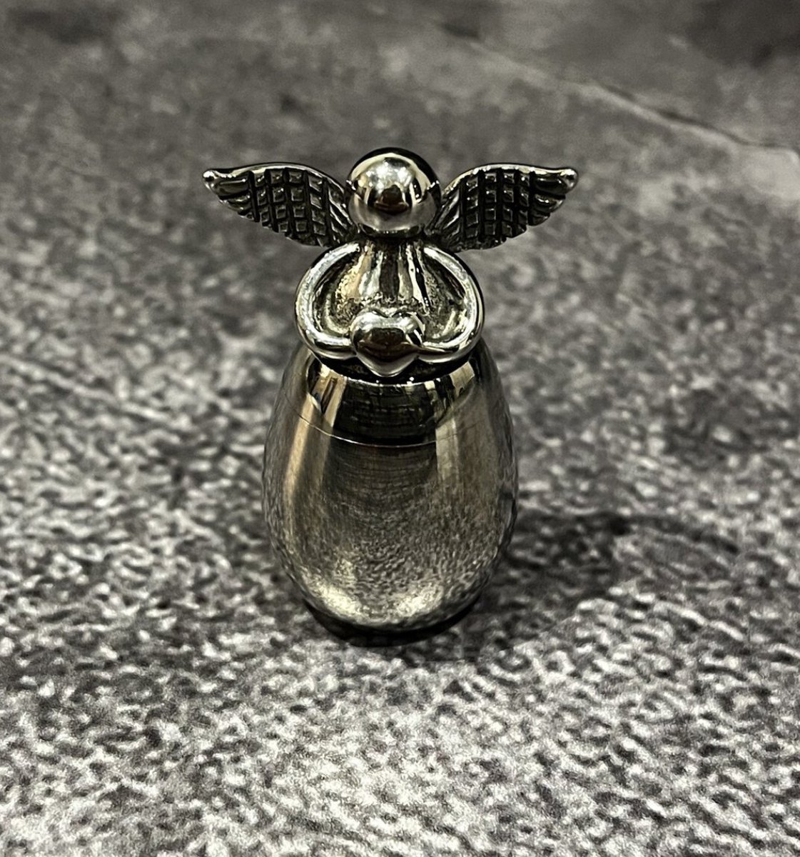 Mini urn - Zilver - Engel - Urn voor as - (Urn) Small | bol