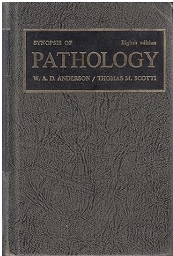 Synopsis of pathology, W.A.D. Anderson | 9780801602290 | Boeken | bol.