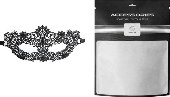 Somstyle Venetiaans Masker Dames - Kant - Gemaskerd Bal - Galamasker ...