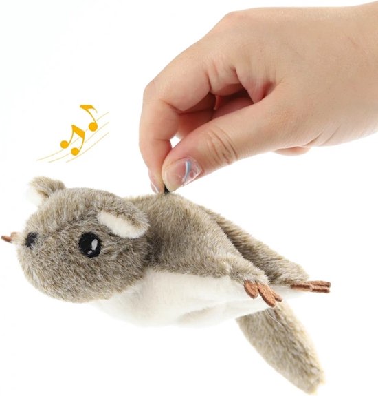 Petfuture Flapping Animals - Eekhoorn - USB oplaadbaar - met geluid en ...