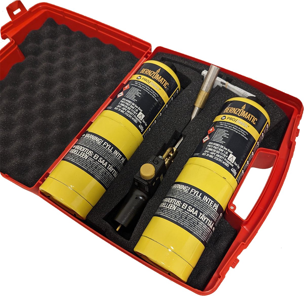 Hardsoldeerset in koffer inclusief originele Bernzomatic TS8000 brander ...