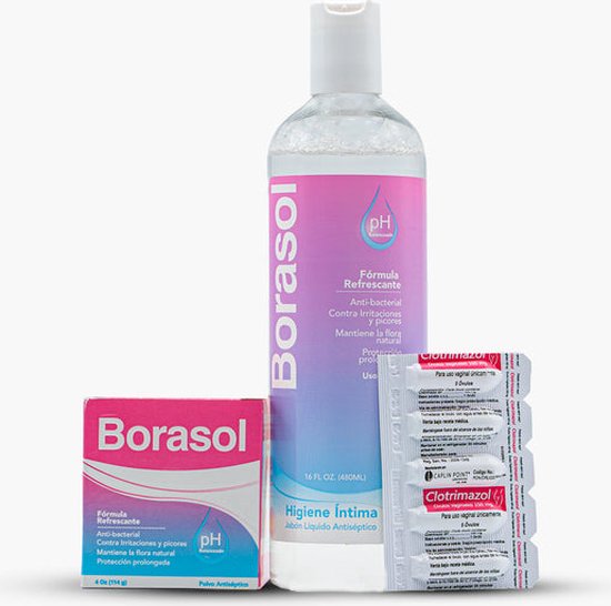 Intieme Hygiëne Borasol Kit - Borasol: Poeder + Borasol Liquid 240ml ...