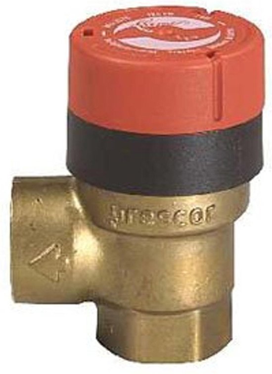 Flamco Prescor overstortventiel 1/2" bi 3 bar, max. 125kw | bol